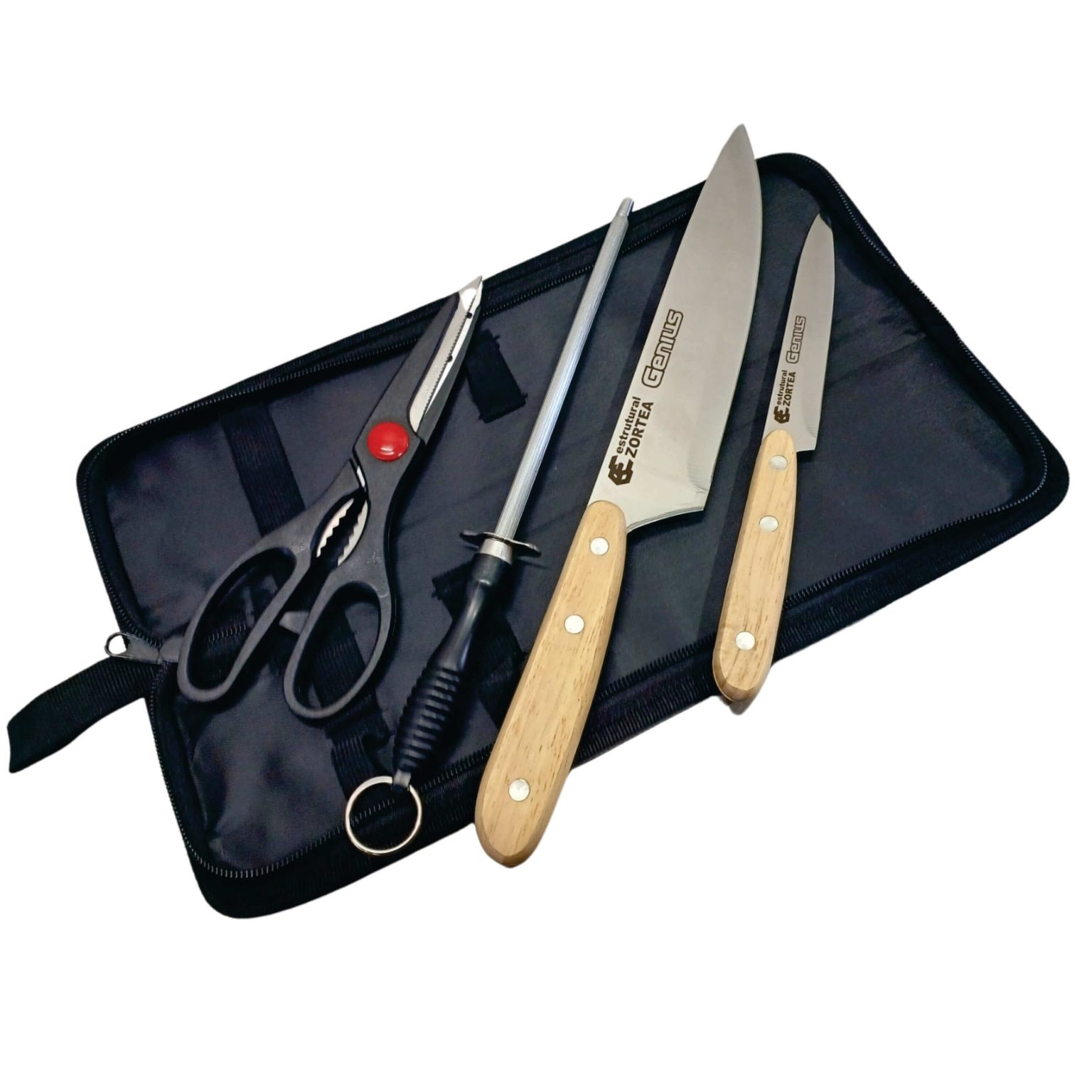 Kit Churrasco 8 Peças Personalizado com Estojo - GE